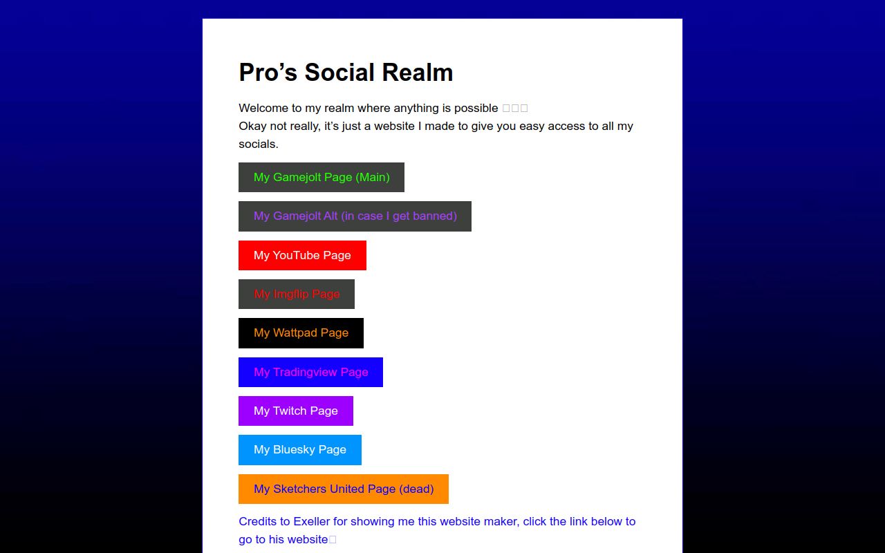 Pro’s Social Realm